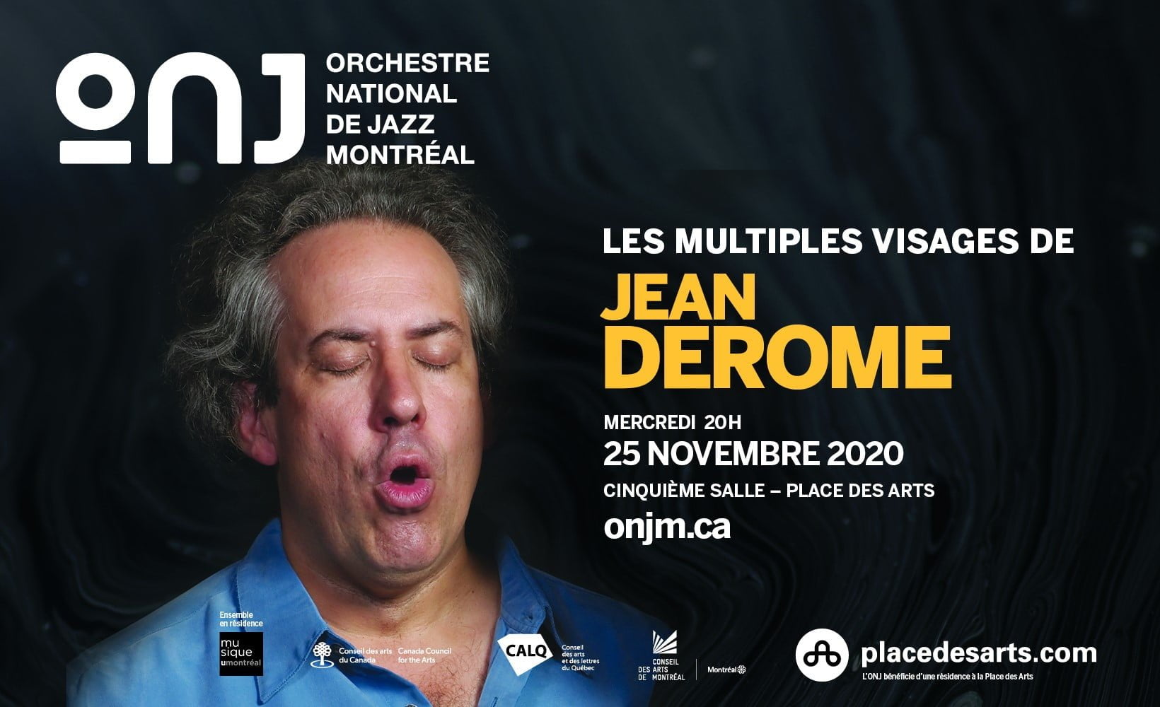 Jean Derome et ses multiples visages et l'ONJM le 25 nov