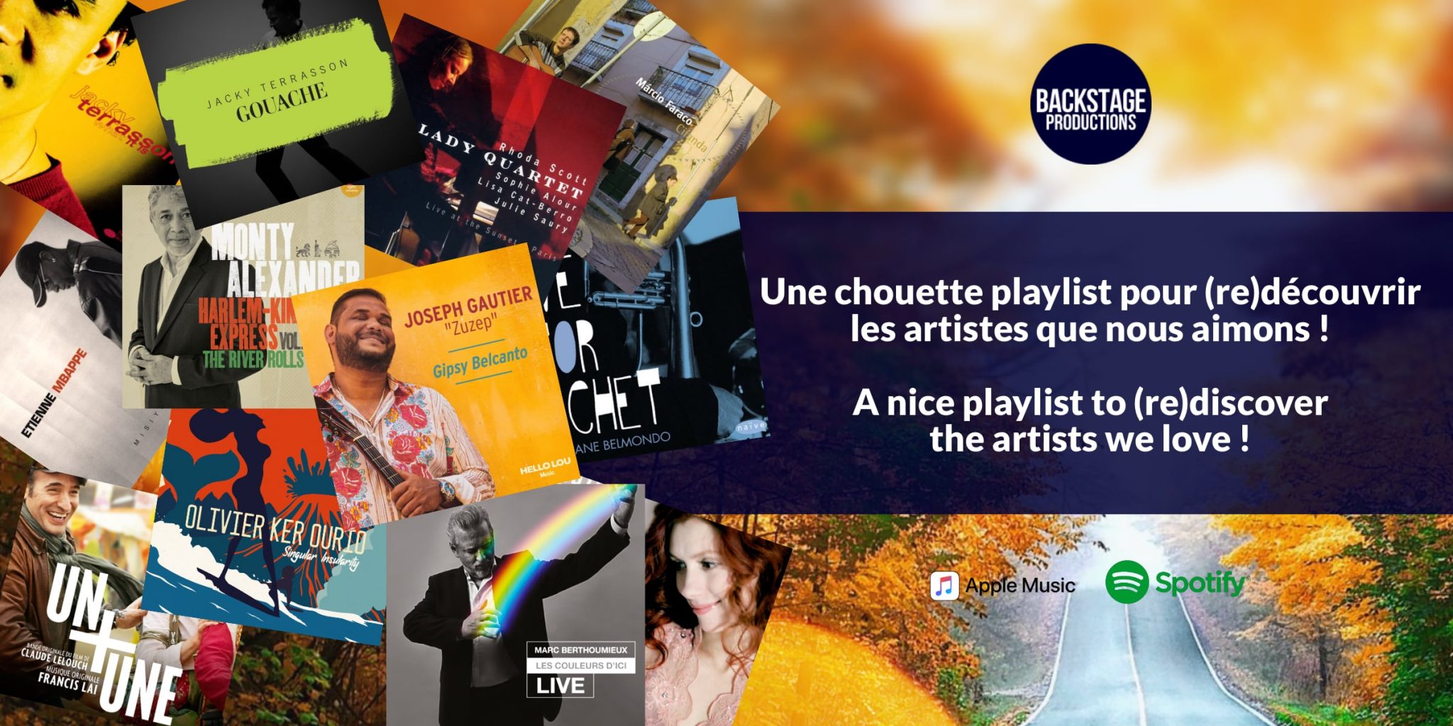 Christophe Deghelt et Backstage : playlist d'automne