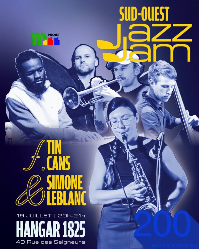 Le Tin Cans Jam du 19 juillet @ Hangar 1825 sur le Canal Lachine